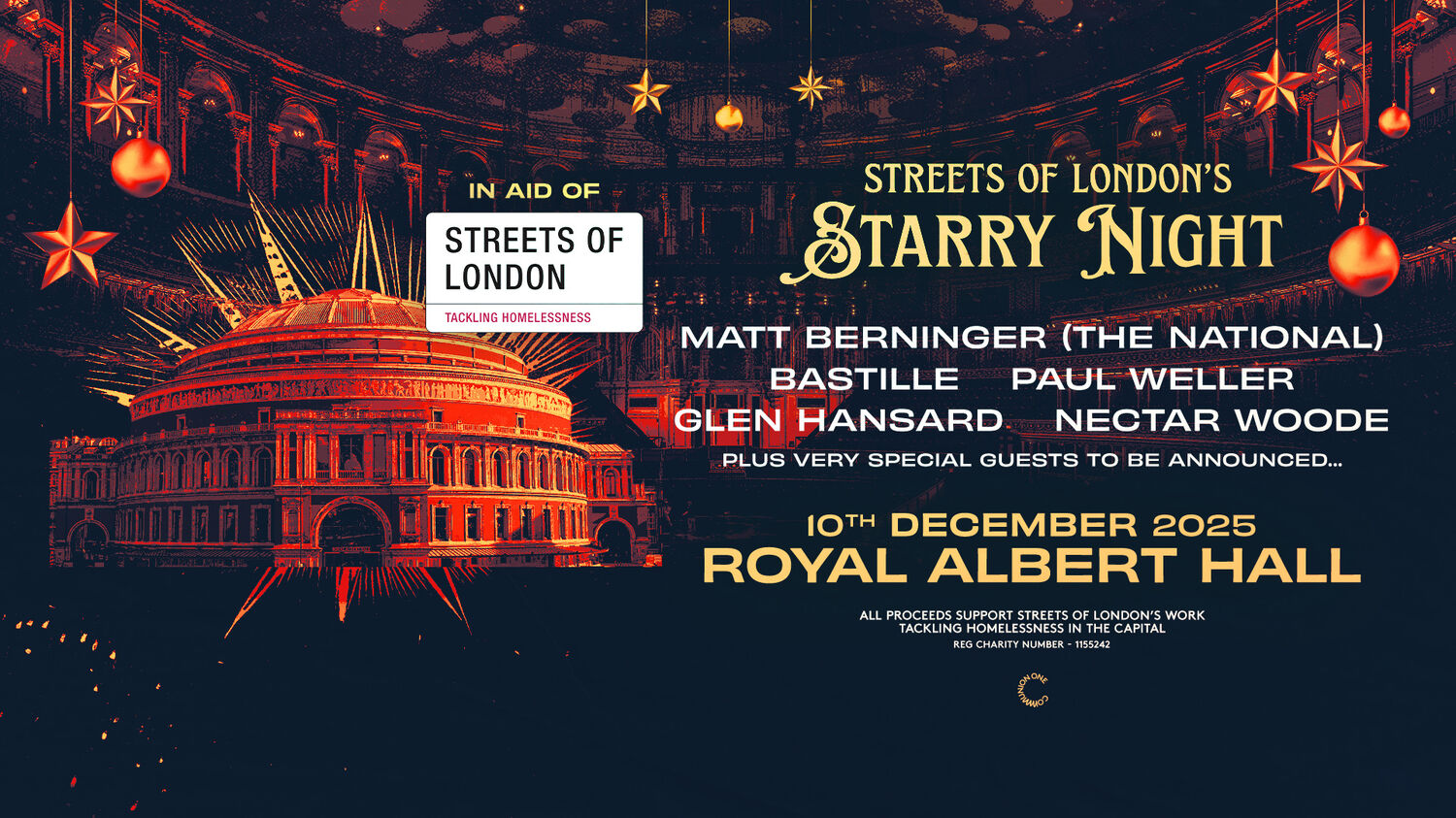 Streets of London's Starry Night, Royal Albert… | Streets of London
